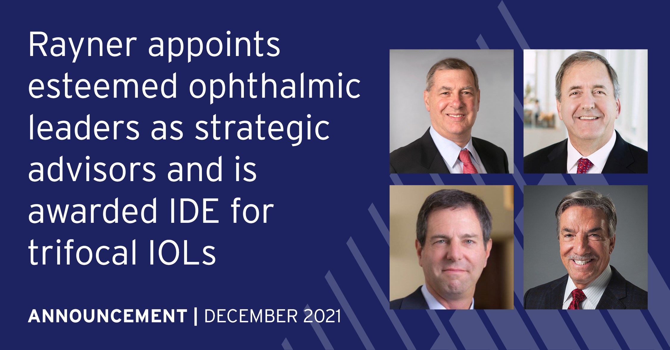 Rayner Names Ophthalmic Advisors | Rayner Global Rayner Names Ophthalmic Advisors | Rayner Global