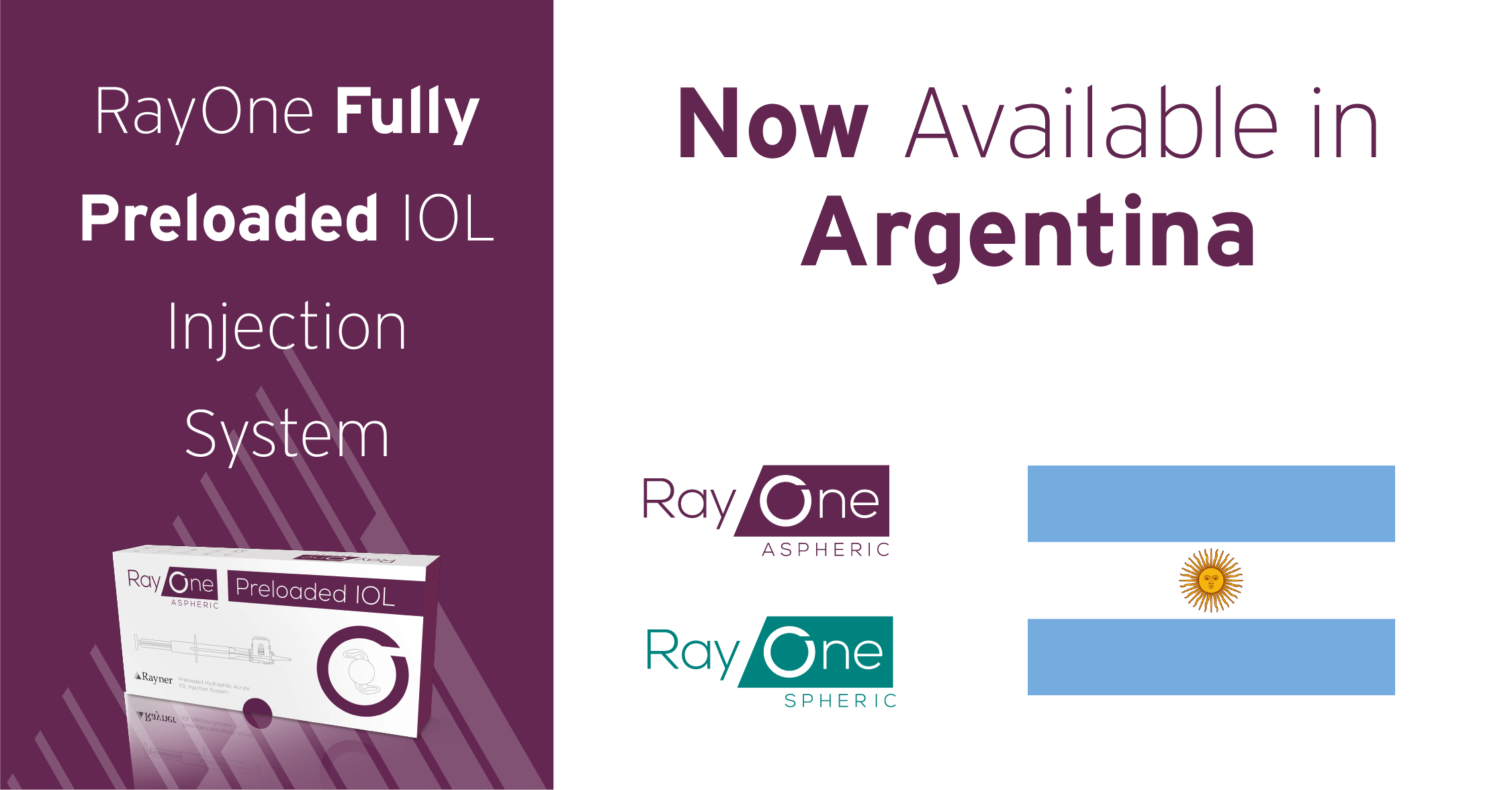 RayOne Fully Preloaded IOL injection system now available in Argentina ...