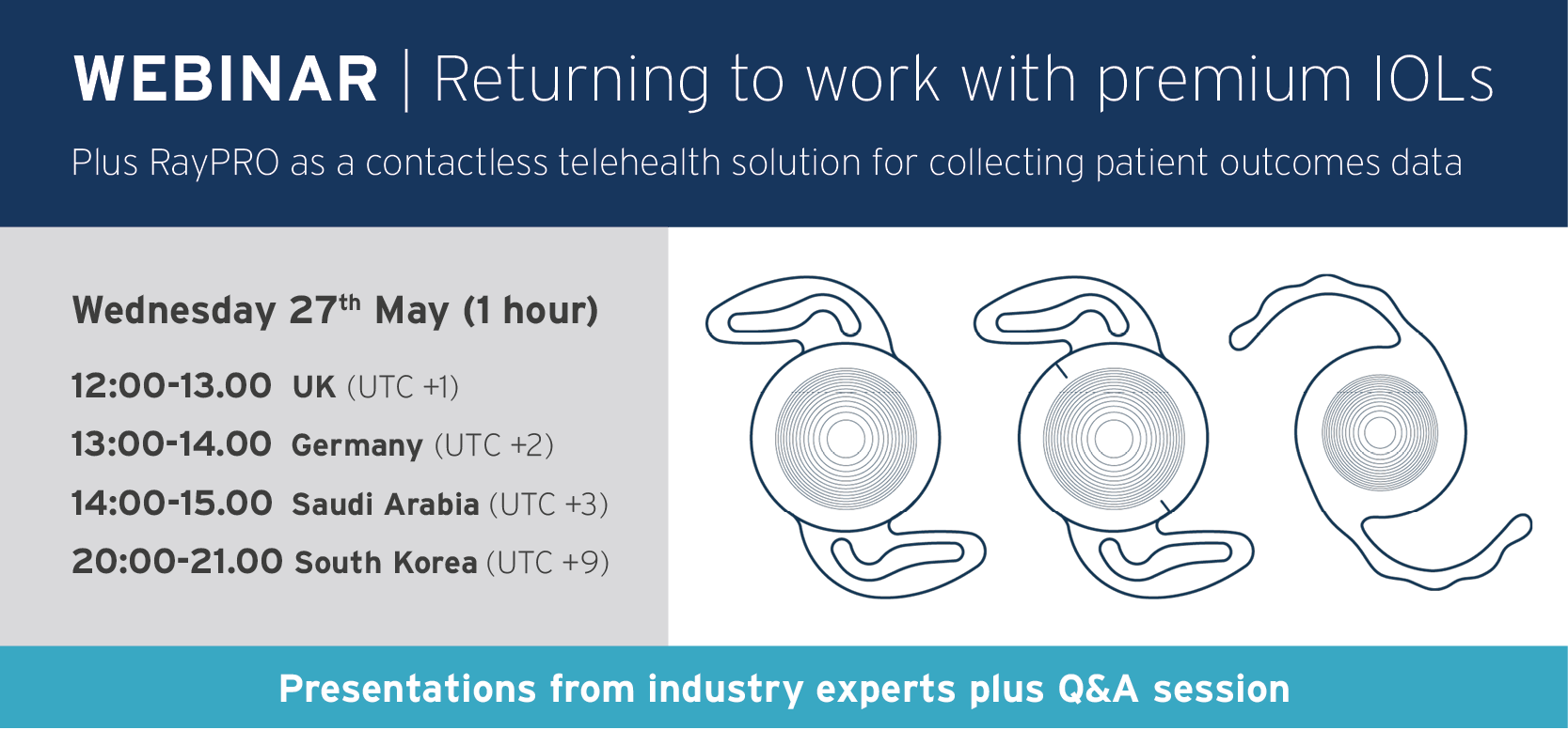 WEBINAR | Returning to work with premium IOLs - Rayner : Canada